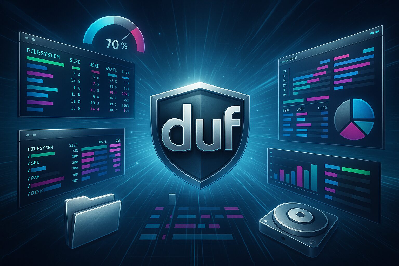 視覚でわかるディスク使用率：duf - KoANアカデミー