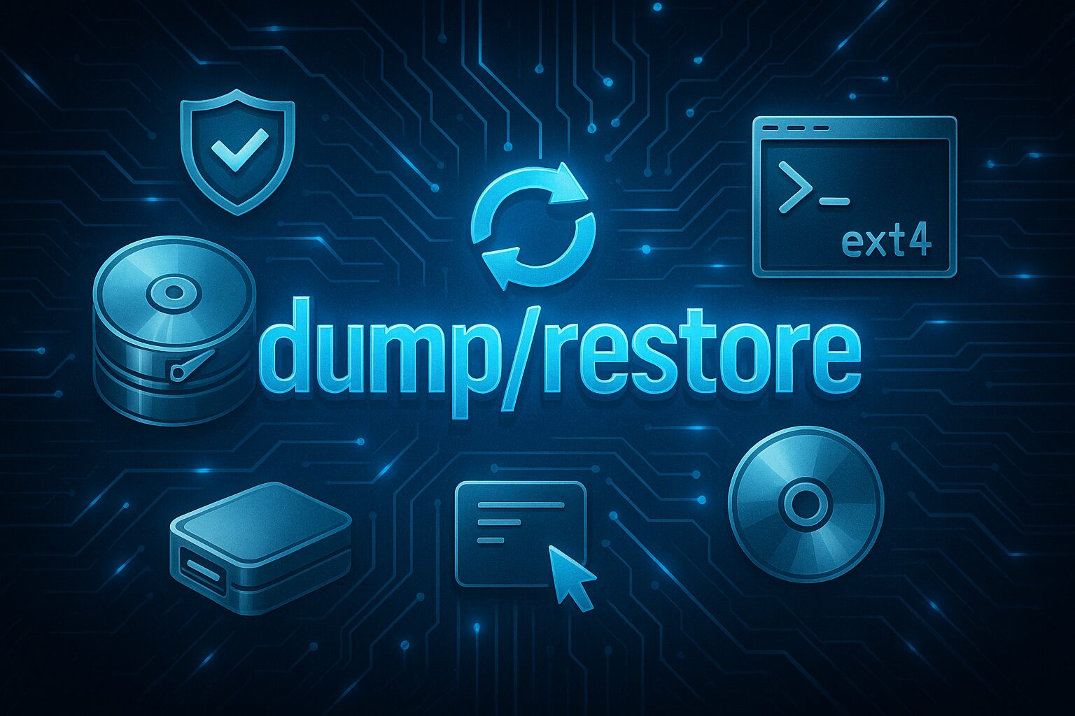 dump/restore：ext専用の直系バックアップ - KoANアカデミー