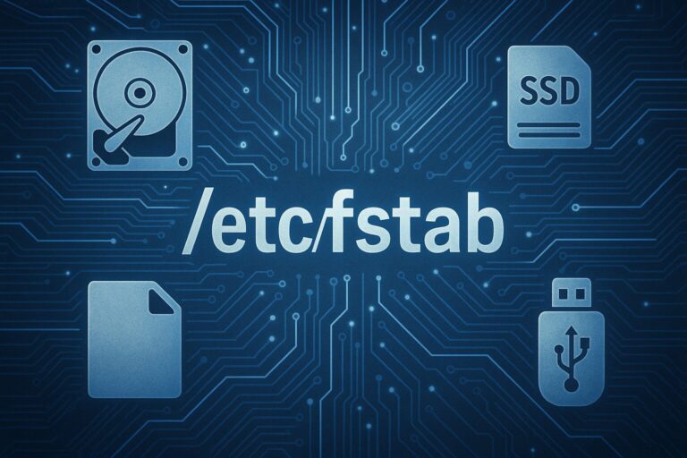 /etc/fstab：ファイルシステムのマウント設定 - KoANアカデミー