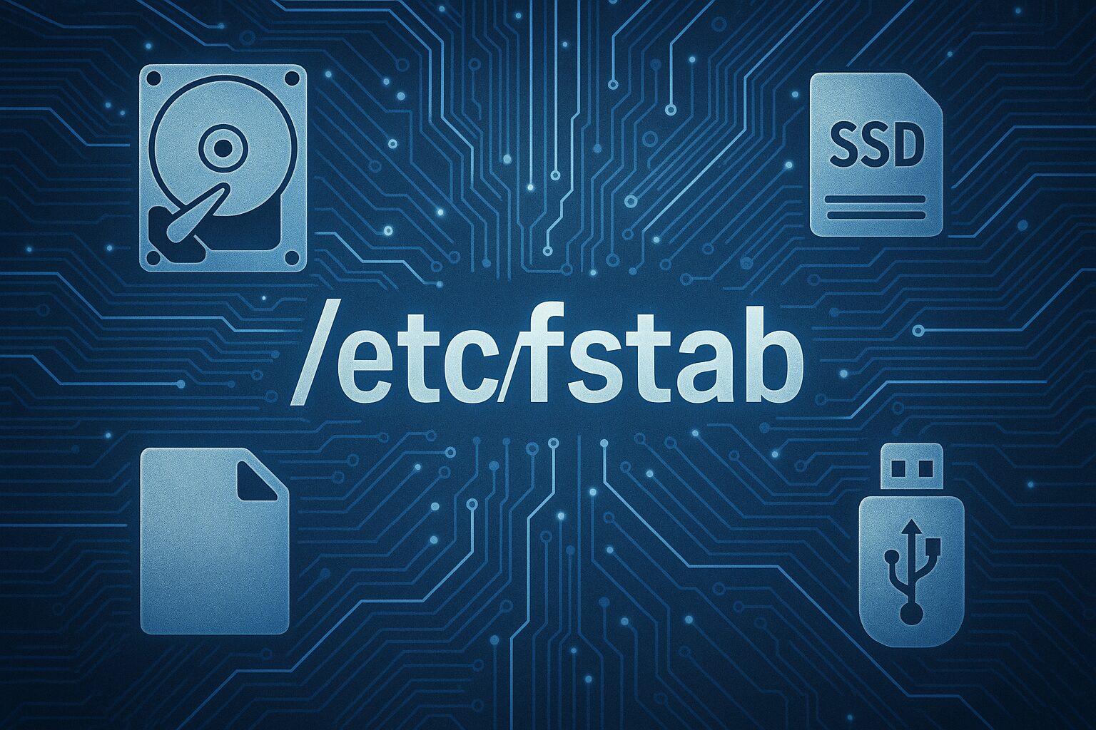 /etc/fstab：ファイルシステムのマウント設定 - KoANアカデミー