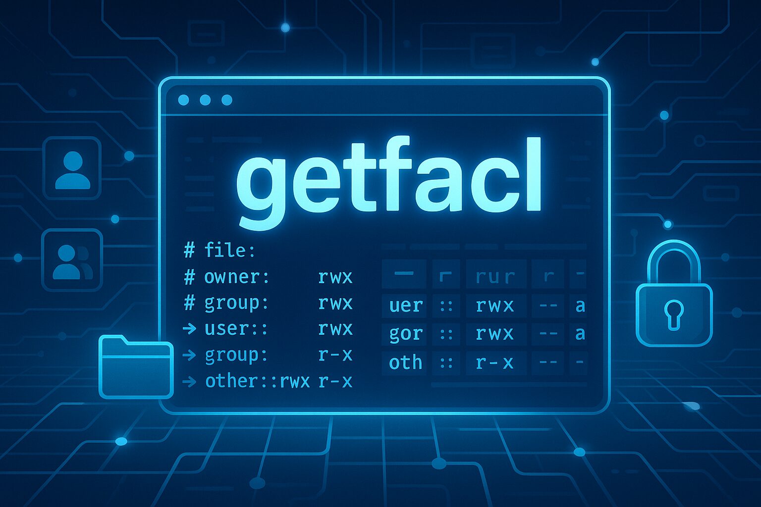 getfacl：ファイルのアクセス制御リスト（ACL）を表示するコマンド - KoANアカデミー
