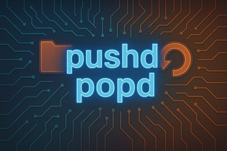 pushd/popd：ディレクトリをスタック管理、階層移動を効率化 - KoANアカデミー